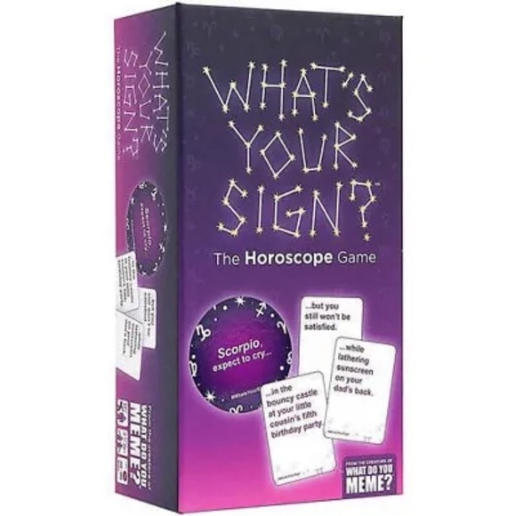 whats your sign | Games | Whats Your Sign Party Game What Do You Meme ...